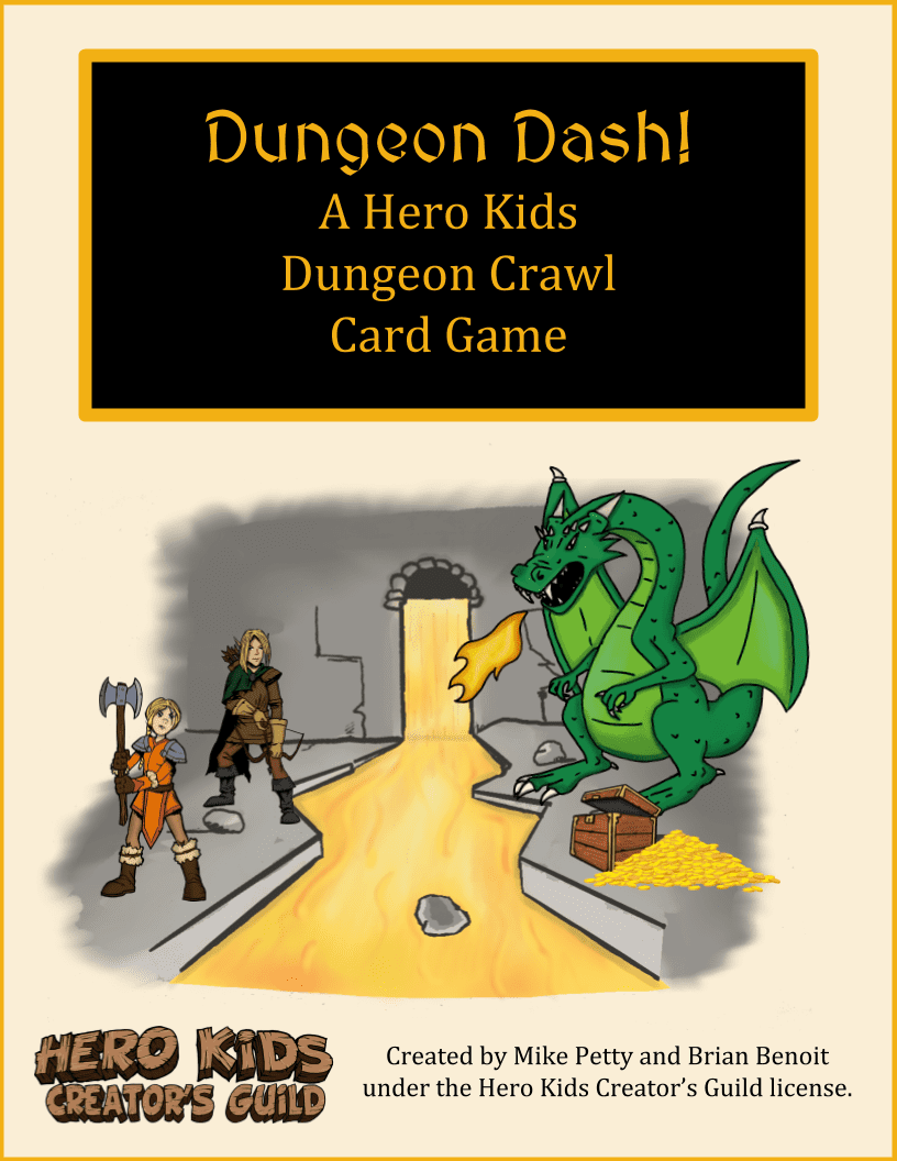 «Dungeon Dash!: A Hero Kids Dungeon Crawl Card Game»