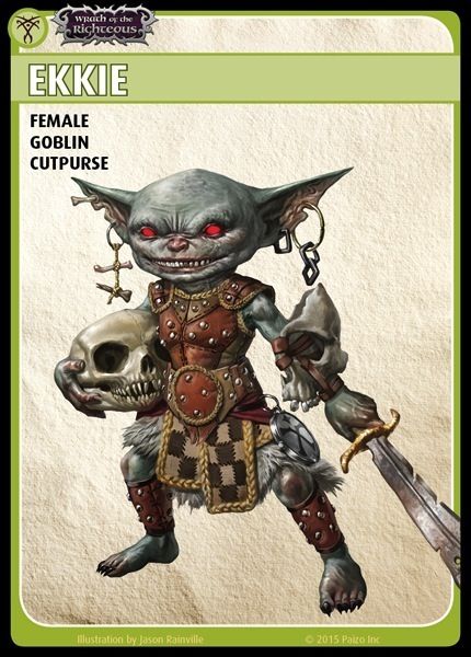 «Pathfinder Adventure Card Game: Wrath of the Righteous – "Ekkie" Promo ...