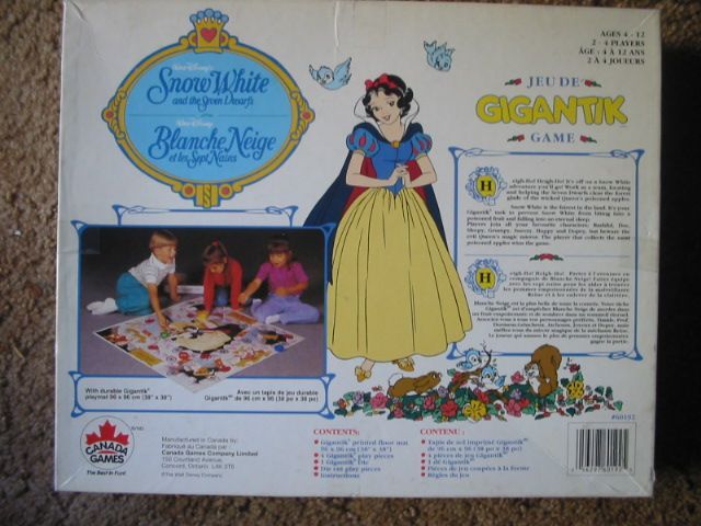 «Walt Disney's Snow White and the Seven Dwarfs Gigantik Game»